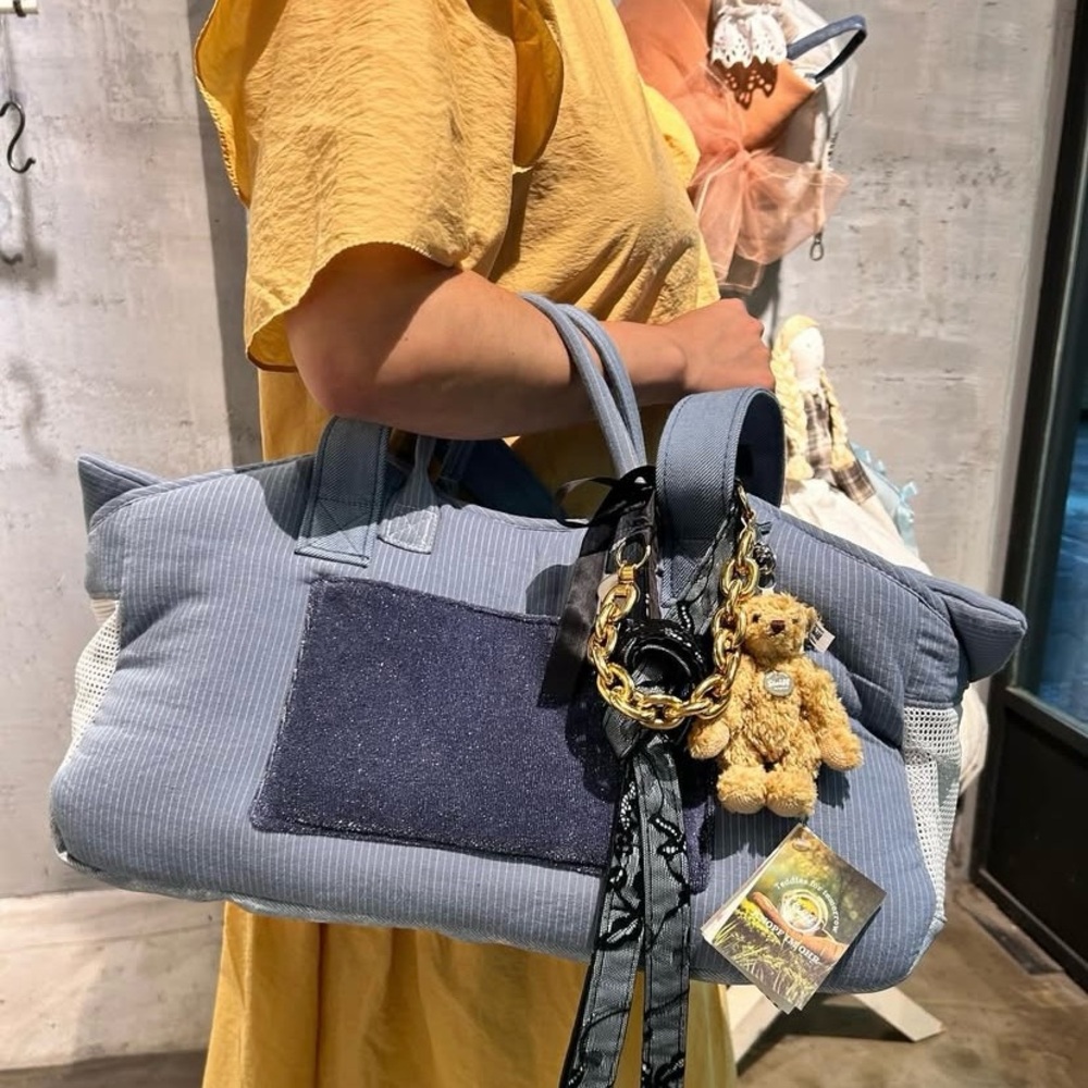 Louisdog | Dog | Nwt Louisdog Luxury Denim Italy Hand Shoulder ...